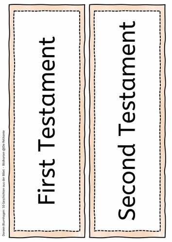 Bible Story Picture Cards | Old & New Testament | 50+ Illustrated Cards