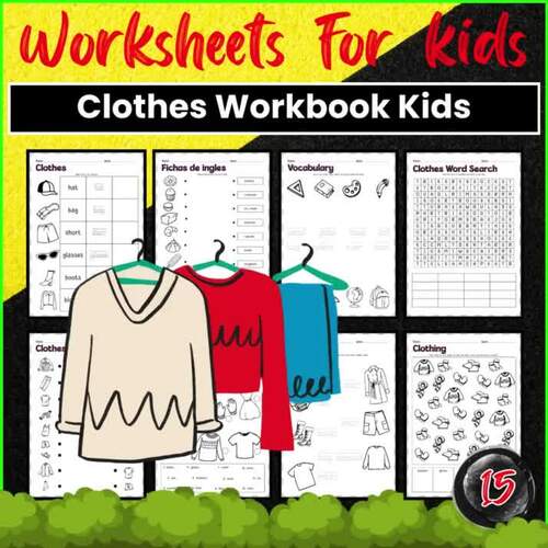 Clothes Worksheet Kids activities for kids by Lib Anatomy school