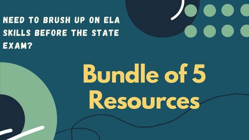 Middle School ELA State Standardized Test Review Forward Exam '24 ...