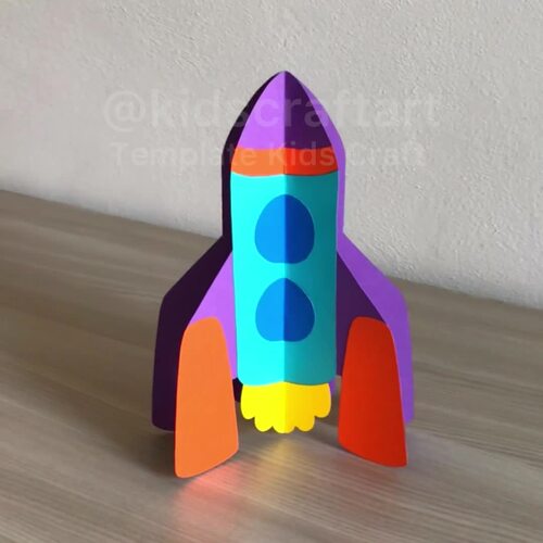 Build 3D Rocket Craft Outer Space Ship Science Project Exploring ...