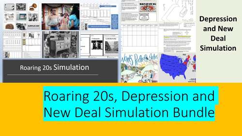 Roaring 20s and New Deal Simulation Bundle by US History In Depth