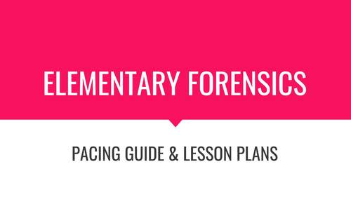 CSI Forensics Unit for Gifted & Upper Elementary (NGSS Aligned) | TPT