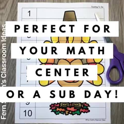 Number Puzzles | Numbers 1 - 20 | Counting On For Some Thanksgiving Fun