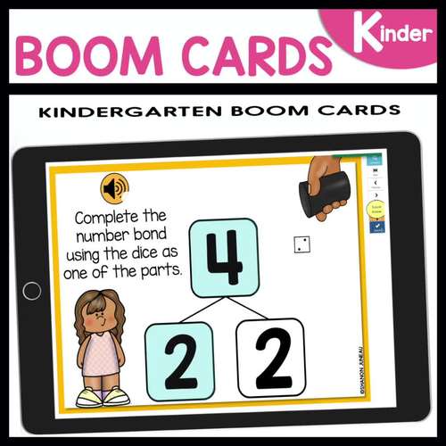 Number Bonds using Boom Cards | Digital Task Cards | TPT