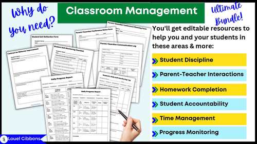 BUNDLE, Secondary Classroom Management, Forms Sheets, High School ...