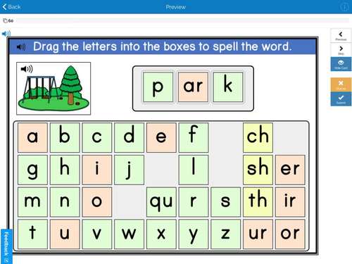 Bossy R Controlled Vowel Spelling BOOM CARDS | Drag & Spell Orton ...
