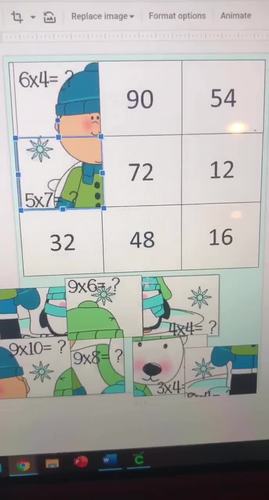 Winter Multiplication & Division Puzzles by SensationalTeachings