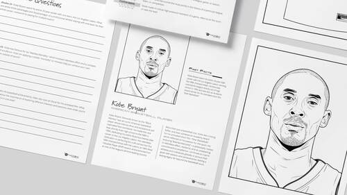 Kobe Bryant: Swish & Learn Activity Pack | American Basketball Player ...
