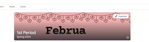 February & Winter Google Classroom Animated Banners/Headers | TPT