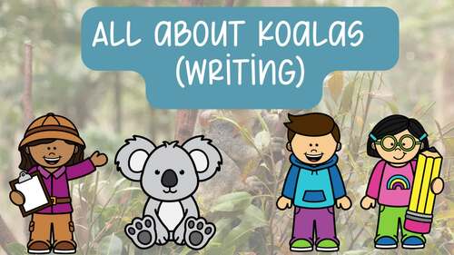 All About Koalas Writing Nonfiction Koala Unit PreK Kindergarten First ...