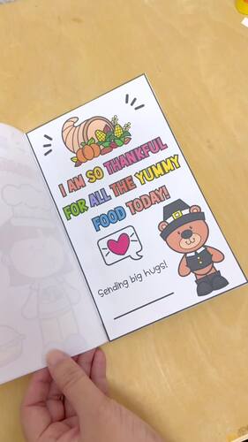 Thanksgiving Thank-You Card Craft – Foldable Writing Activity | K–3