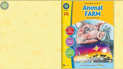 Animal Farm Gr. 9-12 by Classroom Complete Press Literature Kits
