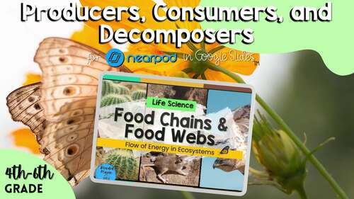 Flow of Energy in Food Chains and Food Webs for Nearpod in Google Slides