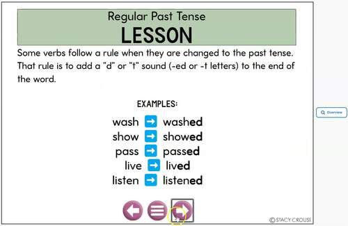 Regular and Irregular Past Tense Verbs Speech Therapy BOOM™ CARDS ...