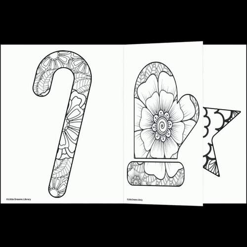 Ultimate Christmas Mandala Coloring 3-in-1 Bundle by Little Dreams Library