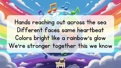 Music: Sing Together Song Classroom Songs Reading Lyrics Sing-Along