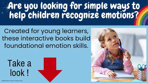 Match Emotions & Feelings – Adapted Interactive Book Aligned with ABLLS ...