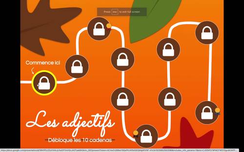 French Adjectives - Adjectifs | Thanksgiving Scavenger Hunt Activities