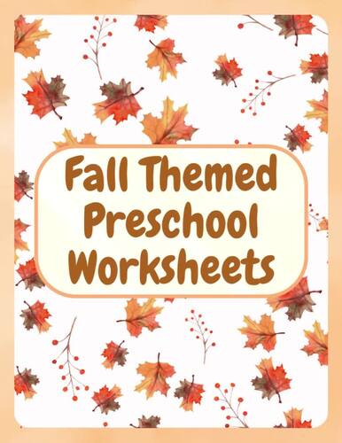 Printable Preschool Fall Activities, Numbers and Fall Colors Bundle ...
