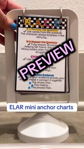 ELAR mini anchor charts by Growing with Flores | TPT