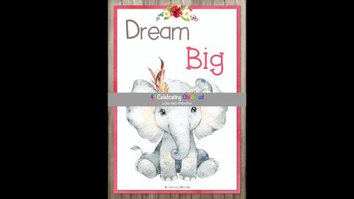 Motivational Classroom Posters l A4 and A5 Size by Celebrating Childhood