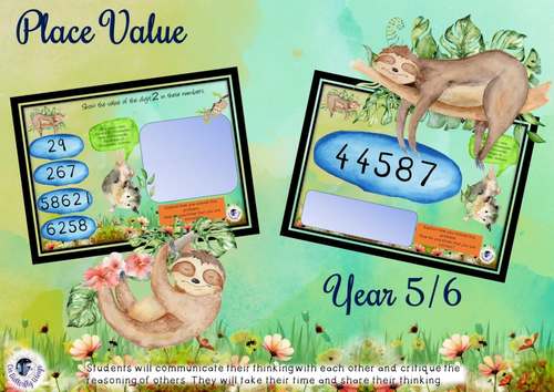 Number Talks Place Value Year 5 and 6 by On Butterfly Wings | TPT