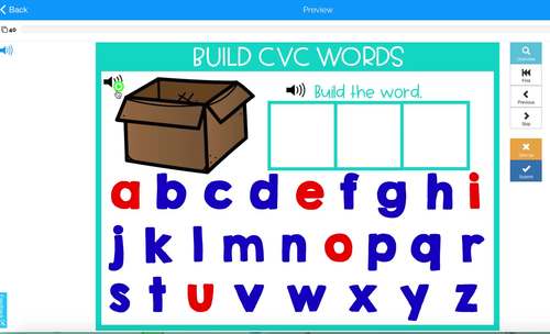 Build CVC Words (Short A and O) Boom Cards by Freckled in Kinder