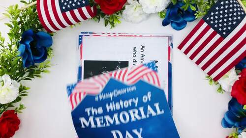 Memorial Day 2nd Grade Nonfiction Reading Text Feature RI.2.5 Scavenger ...