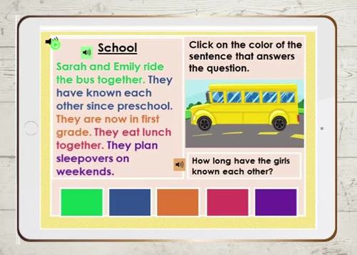 Back to School Primary (Boom Cards with Audio Support) | TPT