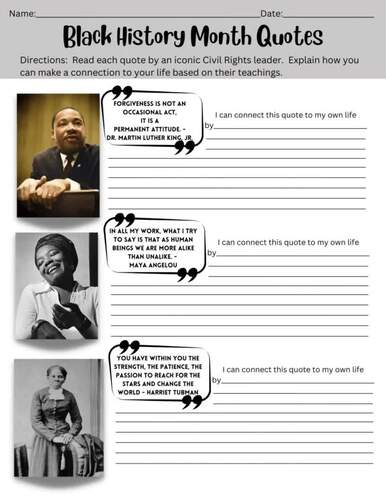 Black History Month Interactive Activities | Printables, Games, SEL