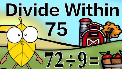 Thanksgiving: Divide Within 75: Math Brain Break by Move and Groove Math