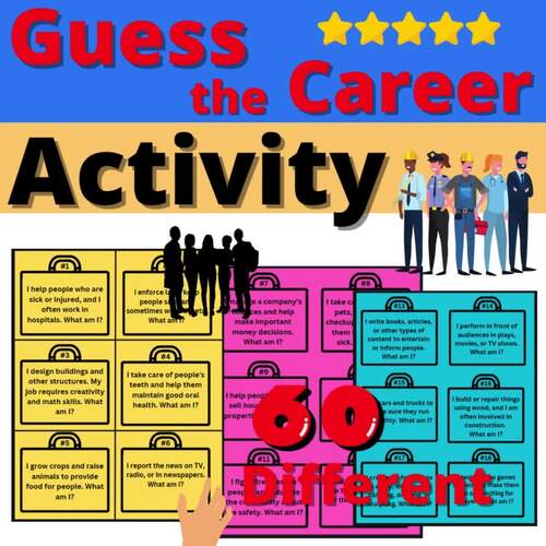 Career Exploration Guess the Careers Activity Labor Day Resource Business