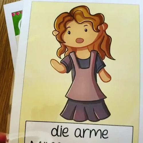 Deutsch / German Bildkarten / Rumpelstilzchen - flash cards fairy tales