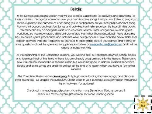 Fifth Grade Music Full Curriculum - Elementary General Music Lessons ...