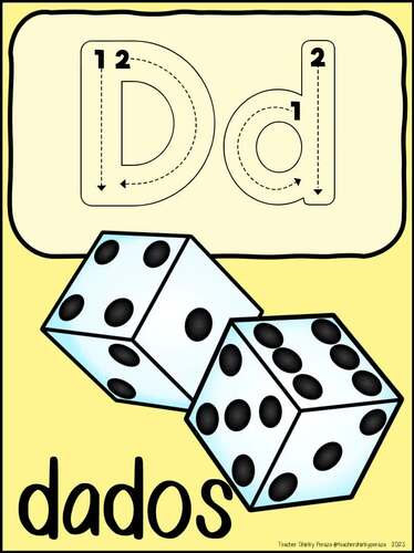 Poster del Alfabeto en Español /Spanish Alphabet Posters - Classroom Decor