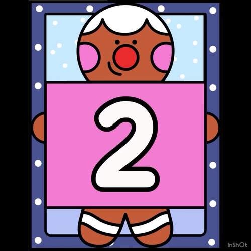 Gingerbread Man Number Posters 0-20 | Bulletin Board Posters | TPT