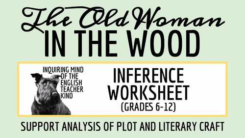"The Old Woman in the Wood" Close Reading Worksheet (Grimm's Fairy Tales)
