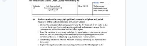 Persians & Greeks Crash Course Video Guide | World History #5 Worksheet