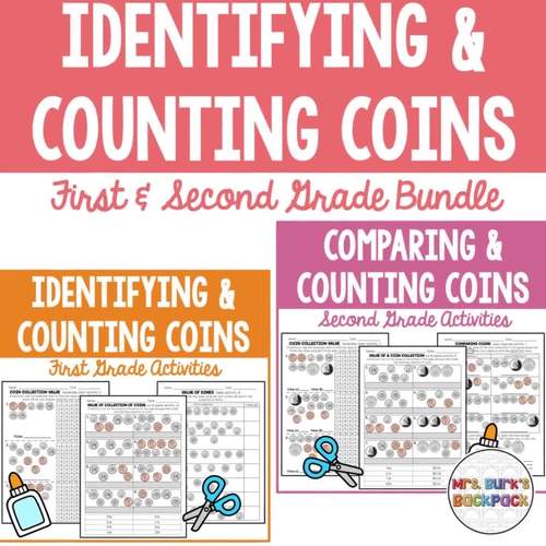 Identifying, Counting & Comparing U.S. Coins 1st/2nd Grade Math ...