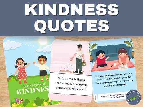 20 Kindness Posters for Kids | Printable Classroom Decor | Social ...