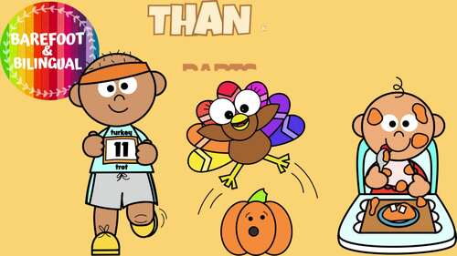 Thanksgiving Grammar Clipart Bundle - Parts of Speech Thanksgiving Clipart