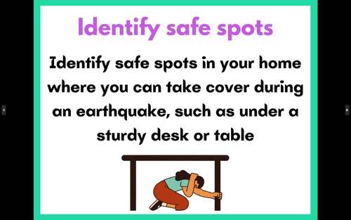 Earthquake Safety Tips. Printable & Digital Flash cards lesson + Google ...