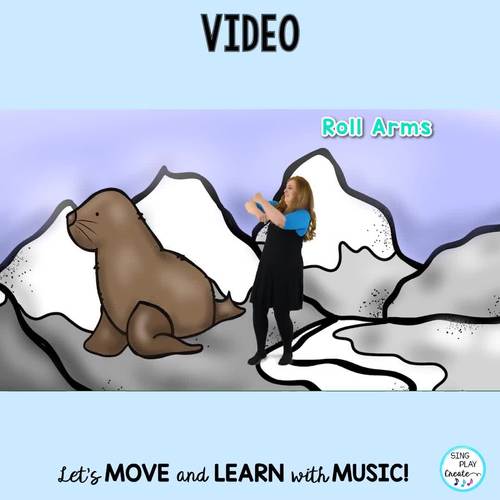 Arctic Animal Freeze Dance, Brain Break, P.E. Exercise, Movement ...