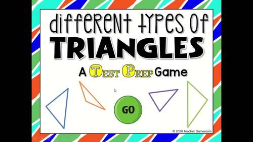 Identifying Triangles Powerpoint Game by Teacher Gameroom | TPT