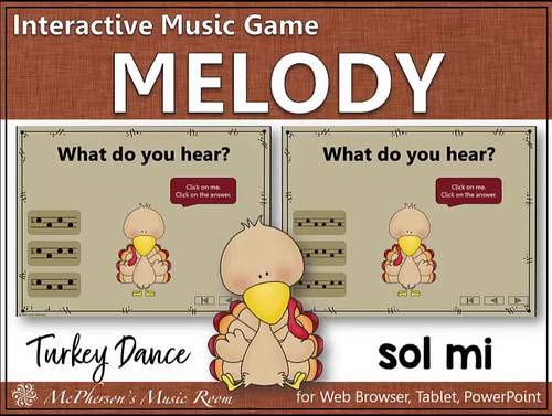 Solfege | Thanksgiving Music | Sol Mi Interactive Melody Game {Turkey ...