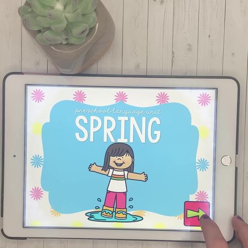 Spring Preschool Language BUNDLE (Print & No Print Options) | TPT