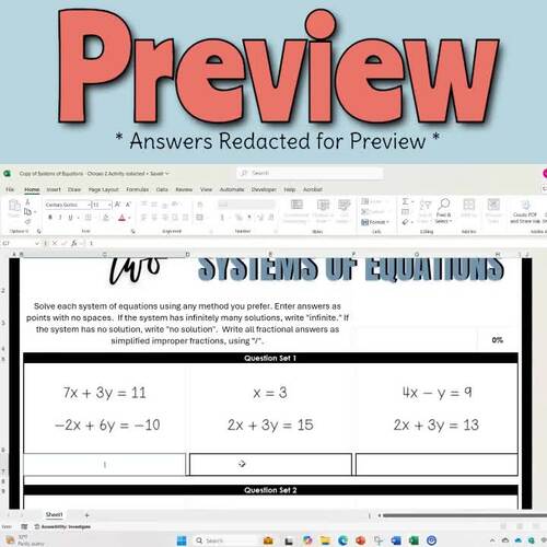 Solving Systems of Equations by Substitution & Elimination Digital Math ...