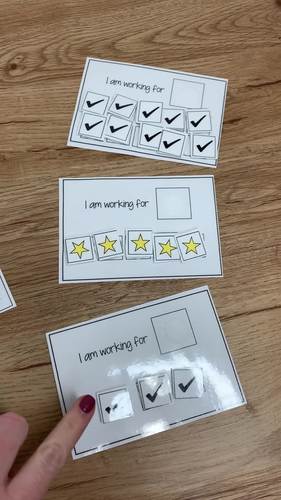 Real Photo Token Board by The Autism Helper | TPT