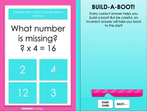 Spring Multiplication Math Game for Google Slides ™ by Bright Minds Engaged
