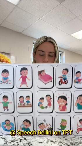 Verb + -ing & Pronouns in Action! | No-Prep Speech Therapy Activities